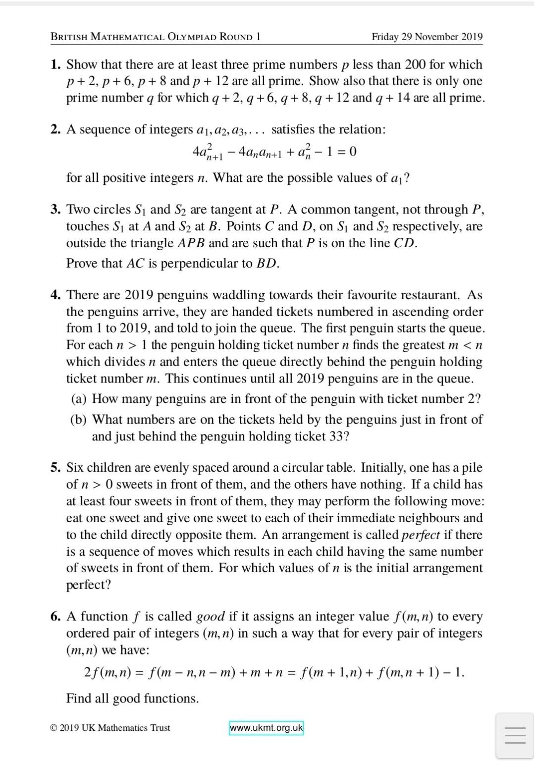 2023 BMO数学竞赛即将开赛！试题难度水平如何？ - British Mathematical Olympiad(BMO)