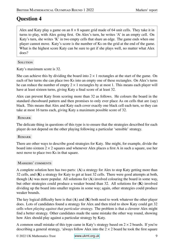 BMO数学竞赛考什么？附2022年试题答案解析 - British Mathematical Olympiad(BMO)