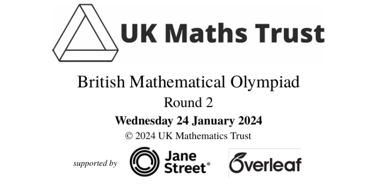 2024年BMO数学竞赛BMO2真题